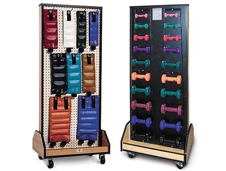 "Combo" Weight / Dumbbell Mobile Rack – Cornish Medical