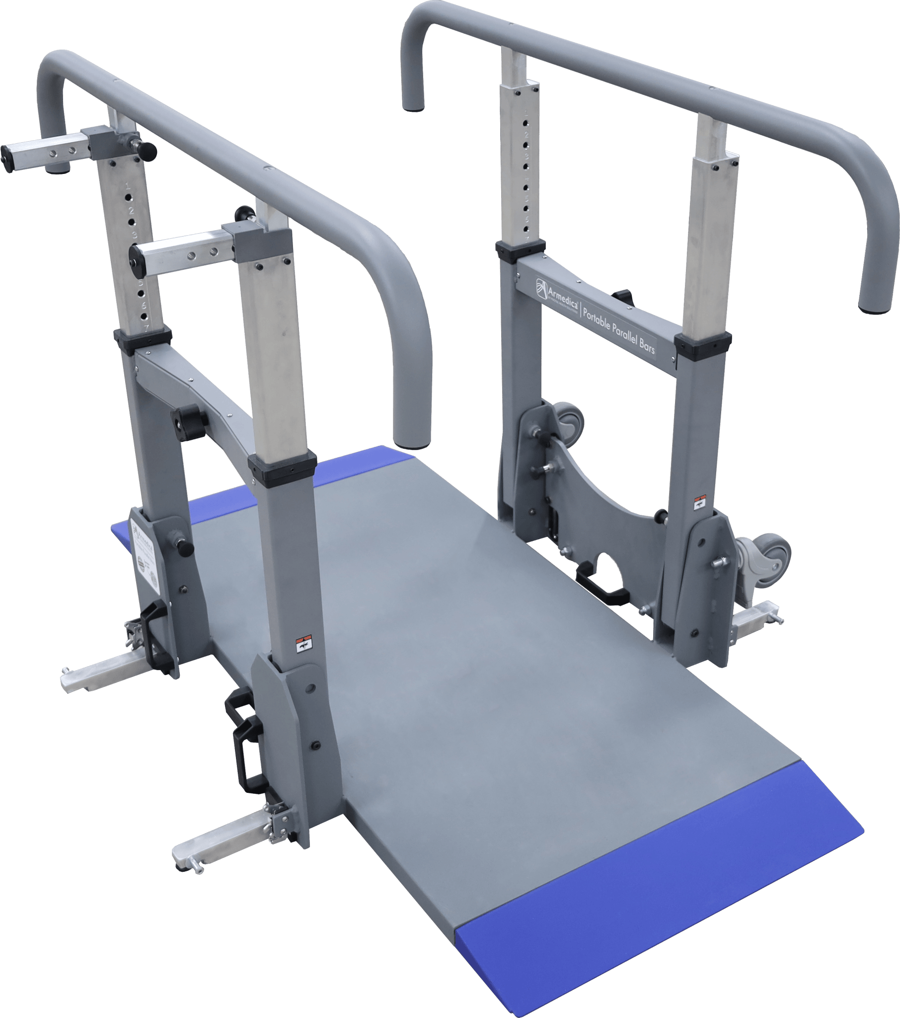 Portable Parallel Bars – Foldable, Height-Adjustable Rehab Bars with 6 ...