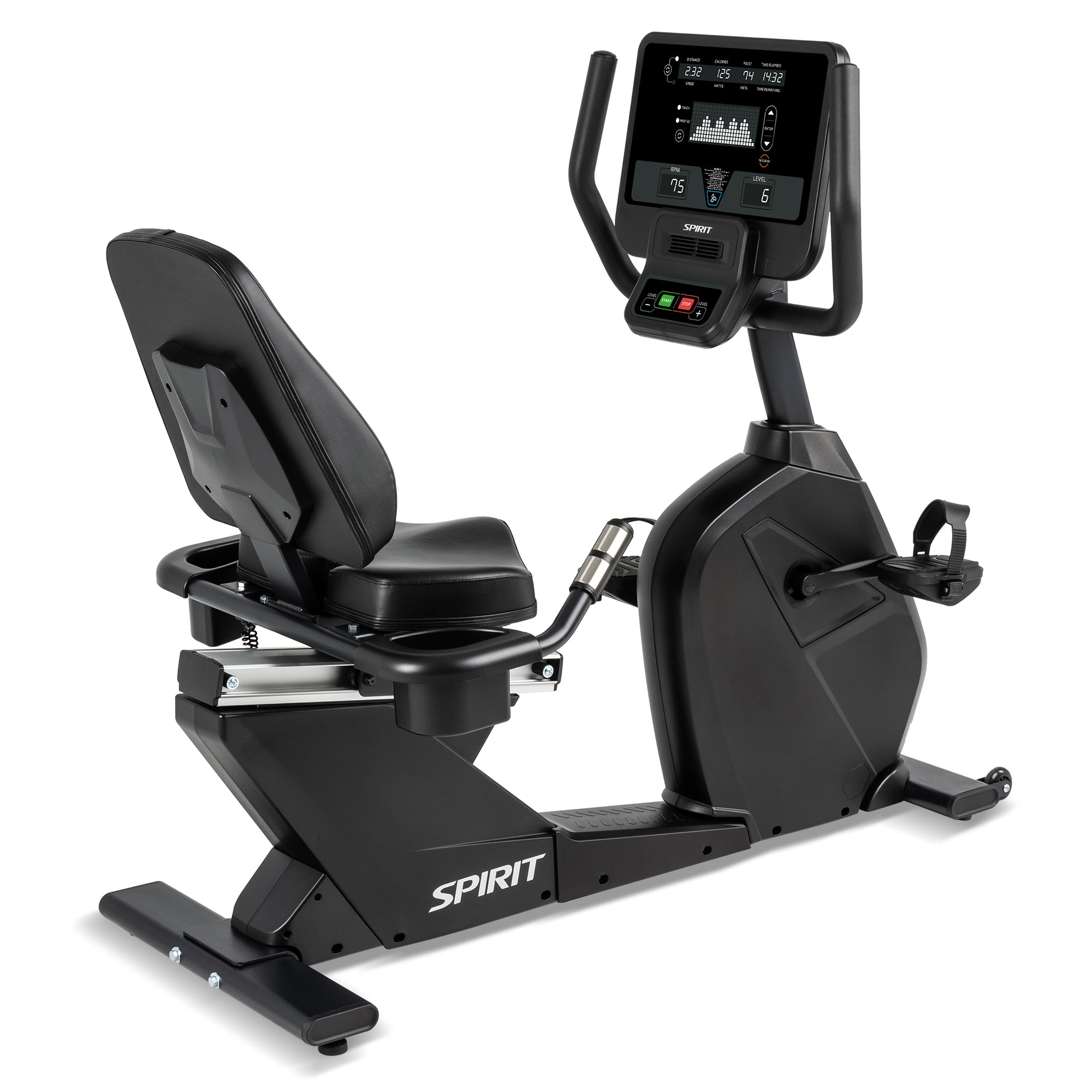 Spirit Fitness CR800 – Commercial Series Recumbent Bike for Rehab & Tr ...